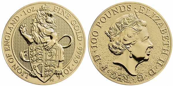 Nieuw: Gouden Queen's Beast